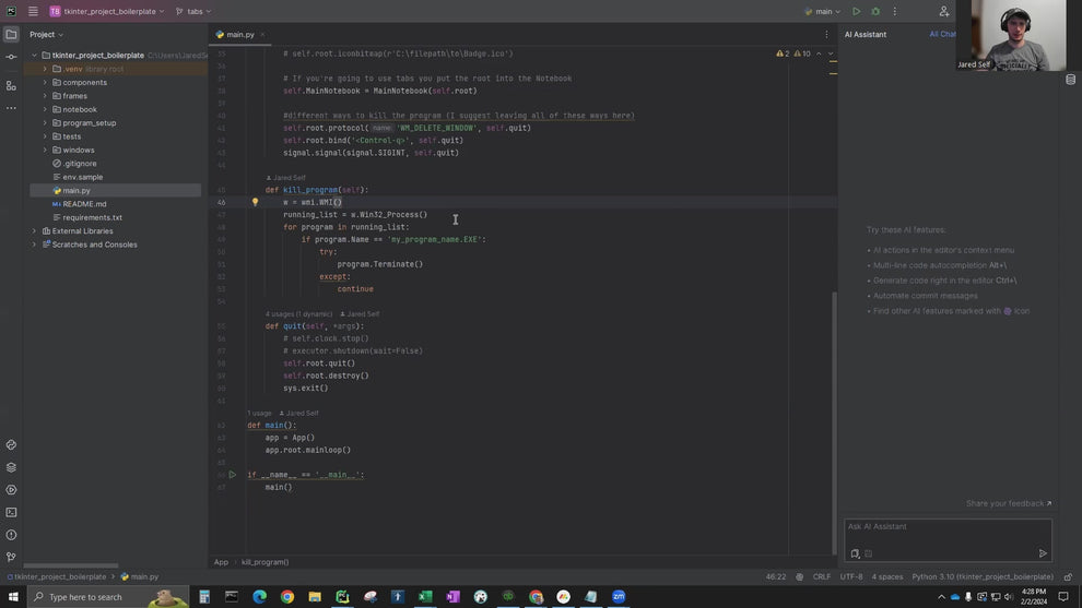 Tkinter Project Boilerplate Your Shortcut To Python Gui Applications Accountingpy
