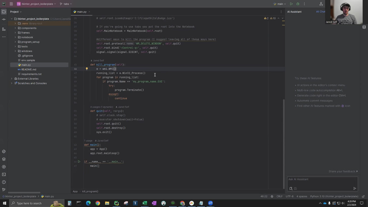 Tkinter Project Boilerplate Your Shortcut To Python Gui Applications