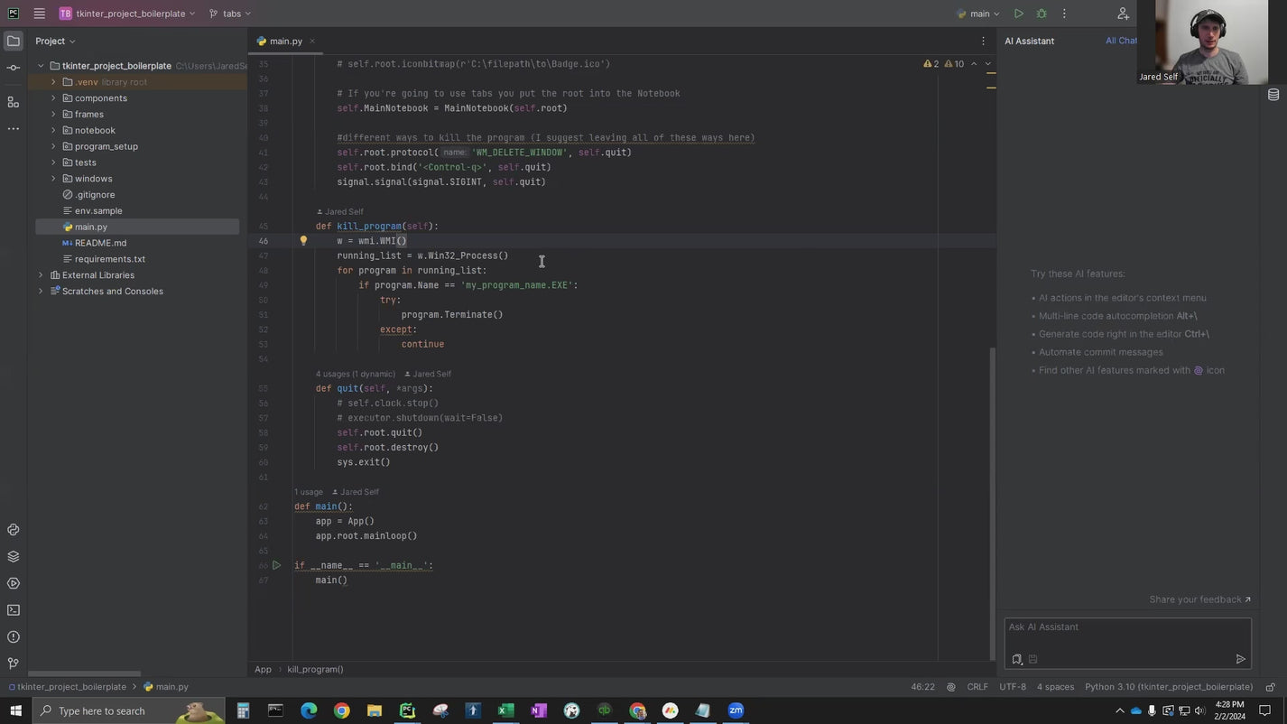 Tkinter Project Boilerplate: Your Shortcut to Python GUI Applications – AccountingPy
